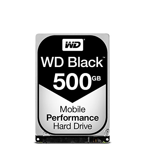 Western Digital 500GB WD Black Performance Mobile Hard Drive - 7200 RPM Class, SATA 6 Gb/s, , 32 MB Cache, 2.5" - WD5000LPLX