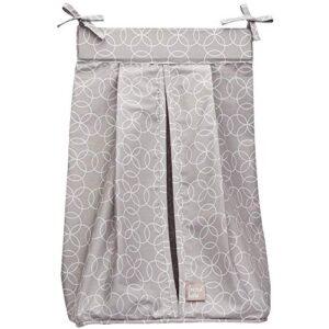 trend lab circles gray diaper stacker