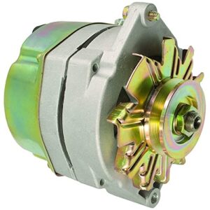 new alternator replacement for 1968-1987 mercruiser & 1981-1987 omc pleasurecraft 100 amp 1 wire 56045 59755 983424 983836 18-5950 18-5951 1100732 1100576