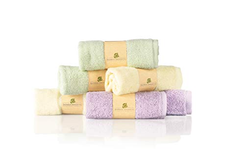 Bamboo Organics Best 100% Viscone from Bamboo Baby Washcloths Soft Baby Wipes