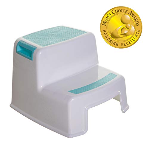 Dreambaby 2-Step Stool - Aqua, White