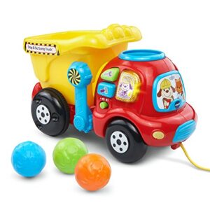 vtech drop and go dump truck, yellow