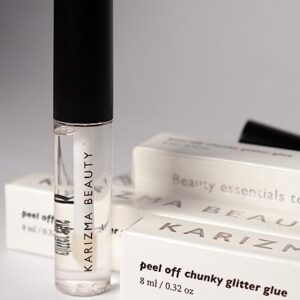 Cosmetic Glitter Glue // The Original Peel Off Formula ✮ KARIZMA Beauty ✮ Face Chunky Glitter Glue Adhesive Body Cosmetic Makeup Glitter Primer