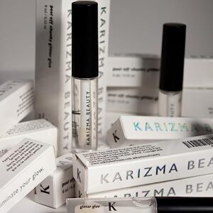 Cosmetic Glitter Glue // The Original Peel Off Formula ✮ KARIZMA Beauty ✮ Face Chunky Glitter Glue Adhesive Body Cosmetic Makeup Glitter Primer