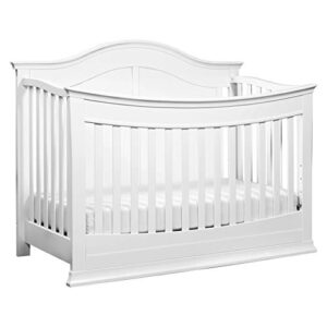 davinci meadow 4-in-1 convertible crib in white, greenguard gold certified