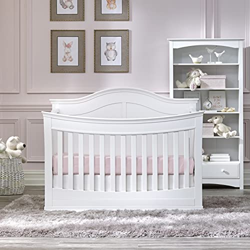 DaVinci Meadow 4-in-1 Convertible Crib in White, Greenguard Gold Certified