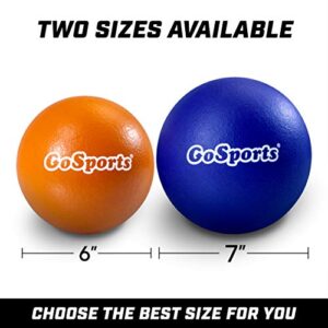 GoSports Soft Skin Foam Playground Dodgeballs - 6 Pack for Kids (6 Inch) - w/ Mesh Carry Bag