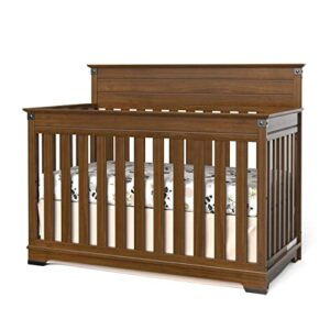 child craft redmond 4-in-1 convertible crib, coach cherry