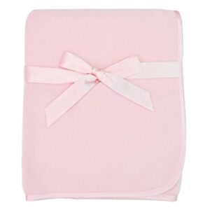 American Baby Company Fleece Blanket, Pink, 30 x 30, for Girls