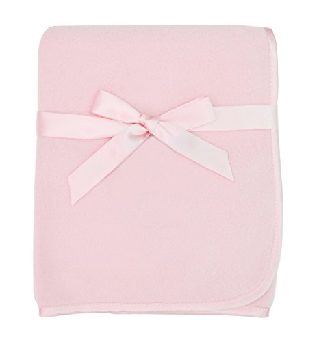 American Baby Company Fleece Blanket, Pink, 30 x 30, for Girls