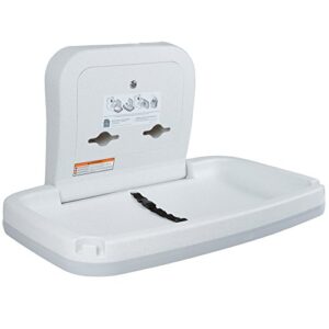 koala kare kb200-05 horizontal baby changing station - white granite