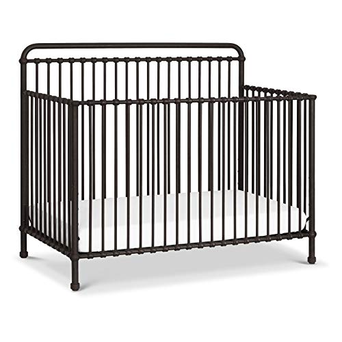 Namesake Winston 4-in-1 Convertible Metal Crib in Vintage Iron, Greenguard Gold Certified