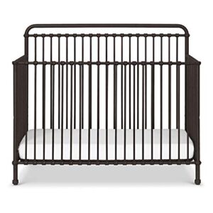 Namesake Winston 4-in-1 Convertible Metal Crib in Vintage Iron, Greenguard Gold Certified