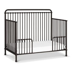 Namesake Winston 4-in-1 Convertible Metal Crib in Vintage Iron, Greenguard Gold Certified