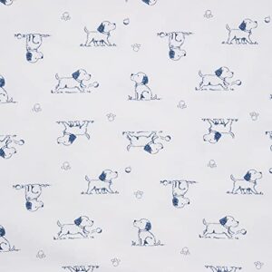 Little Me Baby Boys' Puppy Toile Swaddling Receiving Blanket