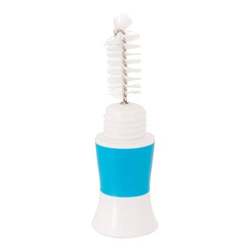 NUK Triple Action Baby Bottle Brush with Built-in Bottle Nipple Brush