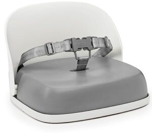 oxo tot perch booster seat with straps, gray