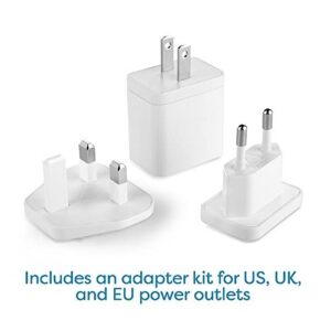 LectroFan High Fidelity White Noise Machine with International Power Adaptors for the US, UK and EU - Global Power Edition