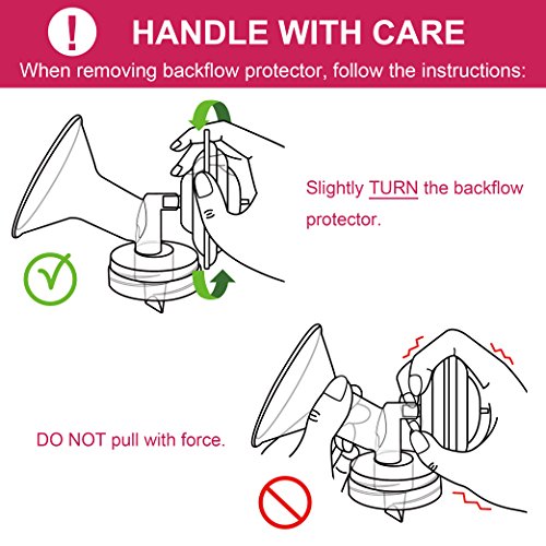 Nenesupply Backflow Protector Compatible with Spectra S2 Spectra S1 Breastpump Replace Spectra Pump Parts Replace Spectra Backflow Protector and Spectra S2 Parts