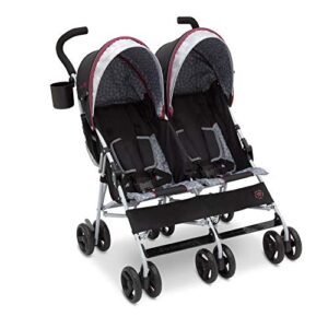 jeep scout double stroller, lunar burgundy