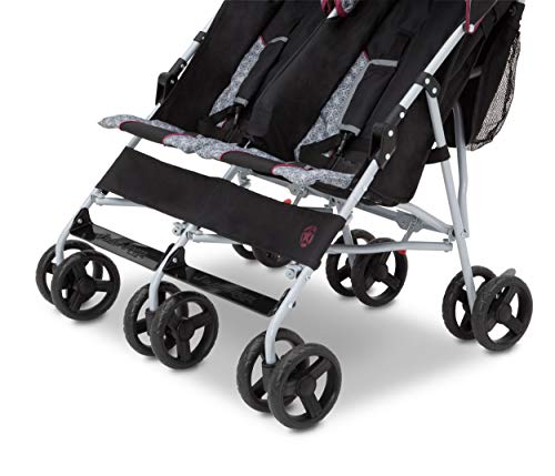 Jeep Scout Double Stroller, Lunar Burgundy