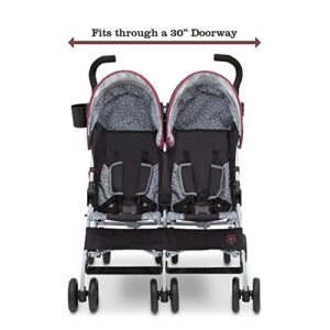 Jeep Scout Double Stroller, Lunar Burgundy