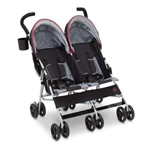 Jeep Scout Double Stroller, Lunar Burgundy