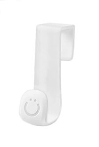 ubbi multi-use potty and utility hook, no hardware or installation needed, durable and sturdy to hang over toilet tank or door, white