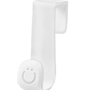 Ubbi Multi-Use Potty and Utility Hook, No Hardware Or Installation Needed, Durable and Sturdy to Hang Over Toilet Tank Or Door, White