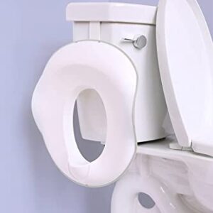 Ubbi Multi-Use Potty and Utility Hook, No Hardware Or Installation Needed, Durable and Sturdy to Hang Over Toilet Tank Or Door, White