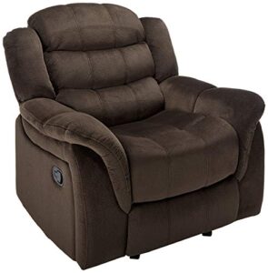 christopher knight home hawthorne glider recliner, chocholate