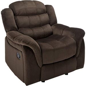 Christopher Knight Home Hawthorne Glider Recliner, Chocholate