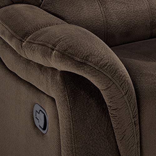 Christopher Knight Home Hawthorne Glider Recliner, Chocholate