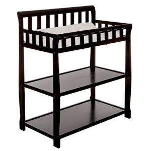 dream on me ashton changing table, black , 34x20x40 inch (pack of 1)