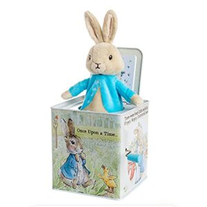 beatrix potter peter rabbit jack-in-the-box, multi-colored, standard