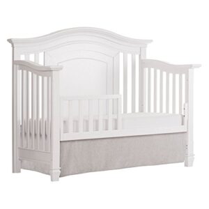 evolur fairbanks 5-in-1 convertible crib in winter white