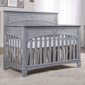 Evolur Santa Fe 5-in-1 Convertible Crib, Storm Grey