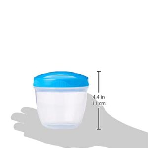 Sistema To Go Collection Snack 'N' Nest Food Storage Container, Color Received May Vary, Set of 3, 150 ml, 305 ml, 520 ml