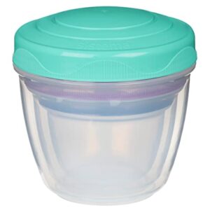 Sistema To Go Collection Snack 'N' Nest Food Storage Container, Color Received May Vary, Set of 3, 150 ml, 305 ml, 520 ml