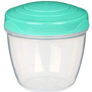 Sistema To Go Collection Snack 'N' Nest Food Storage Container, Color Received May Vary, Set of 3, 150 ml, 305 ml, 520 ml