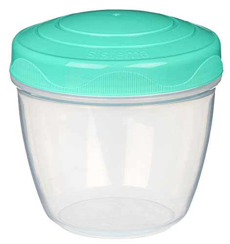 Sistema To Go Collection Snack 'N' Nest Food Storage Container, Color Received May Vary, Set of 3, 150 ml, 305 ml, 520 ml