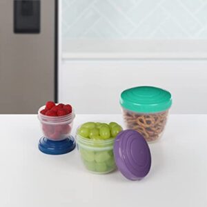 Sistema To Go Collection Snack 'N' Nest Food Storage Container, Color Received May Vary, Set of 3, 150 ml, 305 ml, 520 ml