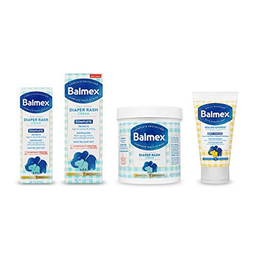 Balmex Complete Protection Daily Baby Diaper Rash Cream, Clinically Proven To Reduce Redness in Just One Use*, with Zinc Oxide + Botanicals, Pediatrician-Recommended & Dermatologist Tested, 16oz