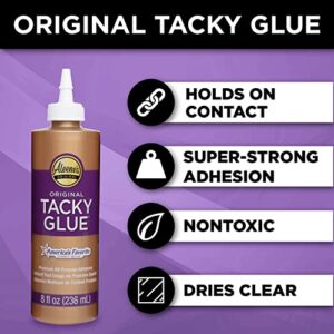 Aleene's 3 Pack, 8 oz Tacky Glue, 8 FL OZ, Original Version 3 Count