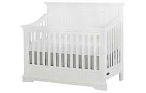 evolur parker 5 in 1 convertible crib, winter white