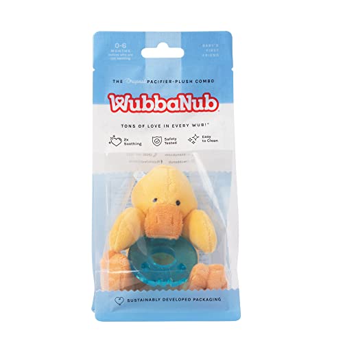 WubbaNub Infant Pacifier - Baby Yellow Duck