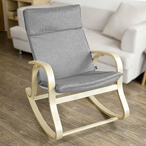 Haotian FST15-DG, Comfortable Relax Rocking Chair, Lounge Chair Relax Chair Cushion