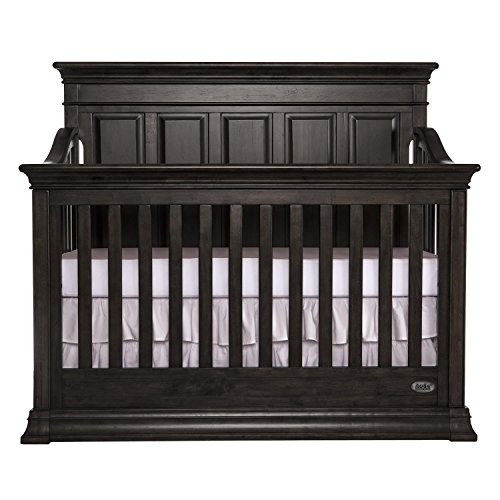 Evolur Napoli 5 in 1 Convertible Crib, Cafe Noir