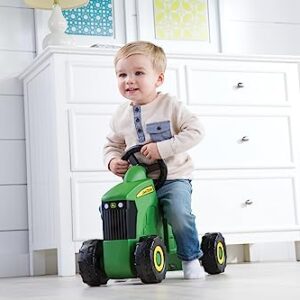 John Deere Sit 'N Scoot Activity Tractor Toy - John Deere Tractor - Ride On Toys - 20 x 9.8 x 16.15 inches - Toddler Toys Ages 2 Years and Up Green