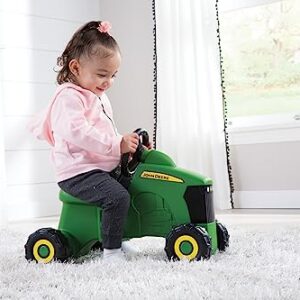 John Deere Sit 'N Scoot Activity Tractor Toy - John Deere Tractor - Ride On Toys - 20 x 9.8 x 16.15 inches - Toddler Toys Ages 2 Years and Up Green